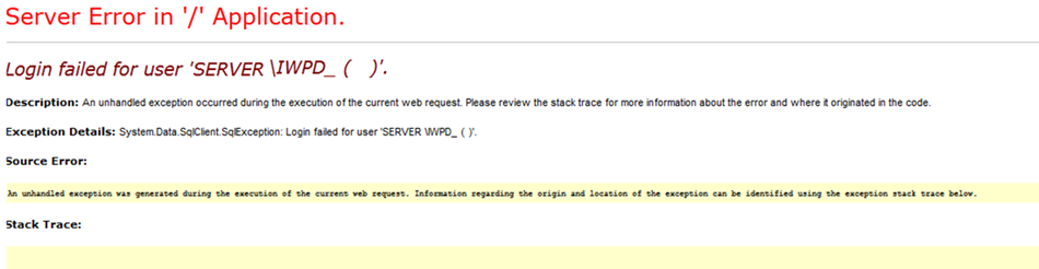 شناخت خطای 'Login failed for user 'SERVERNAME\IWPD - مرکز آموزش - AzaranWeb